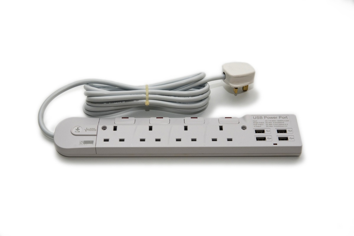 S922V: 2 Way Extension Socket with Surge Protection – Fung Yip Electrical